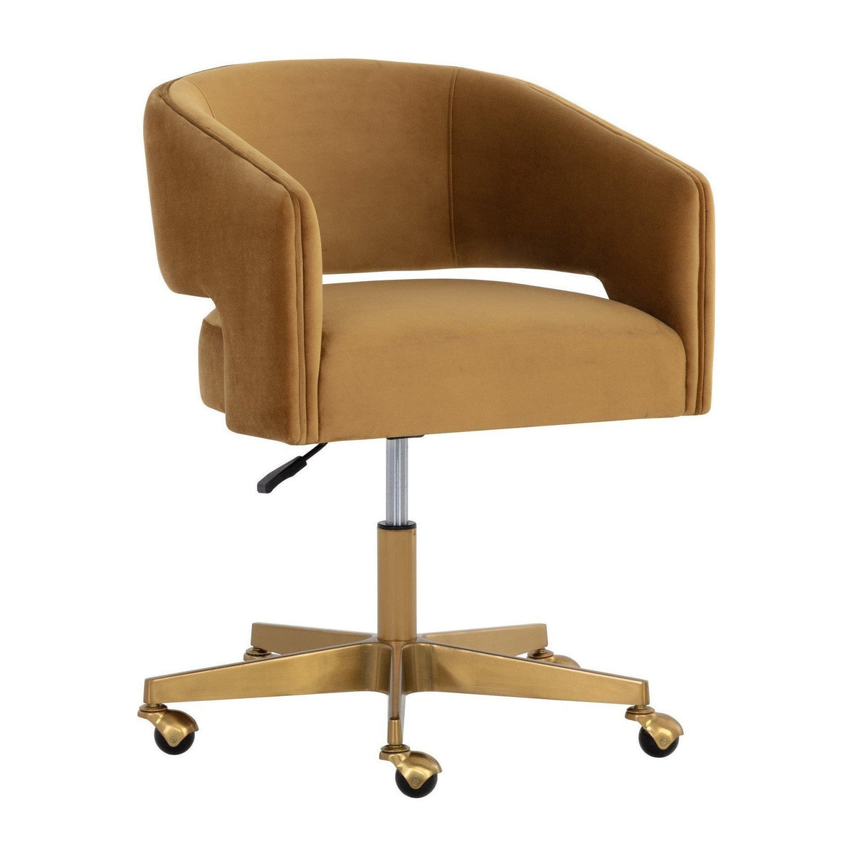 Sunpan Claren Office Chair - Gold Sky — Grayson Living