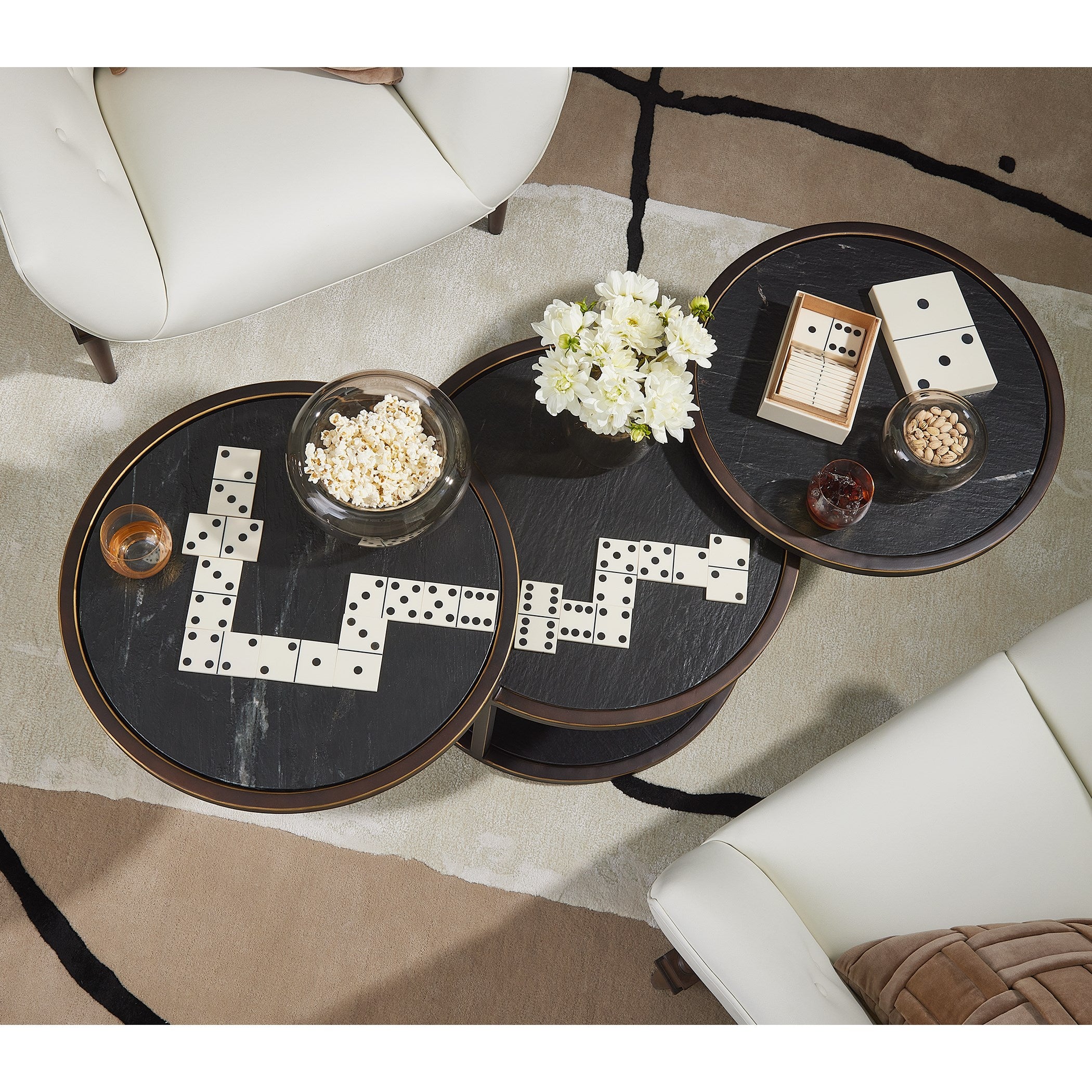 Global Views Dusk Eclipse Cocktail Table – Grayson Living