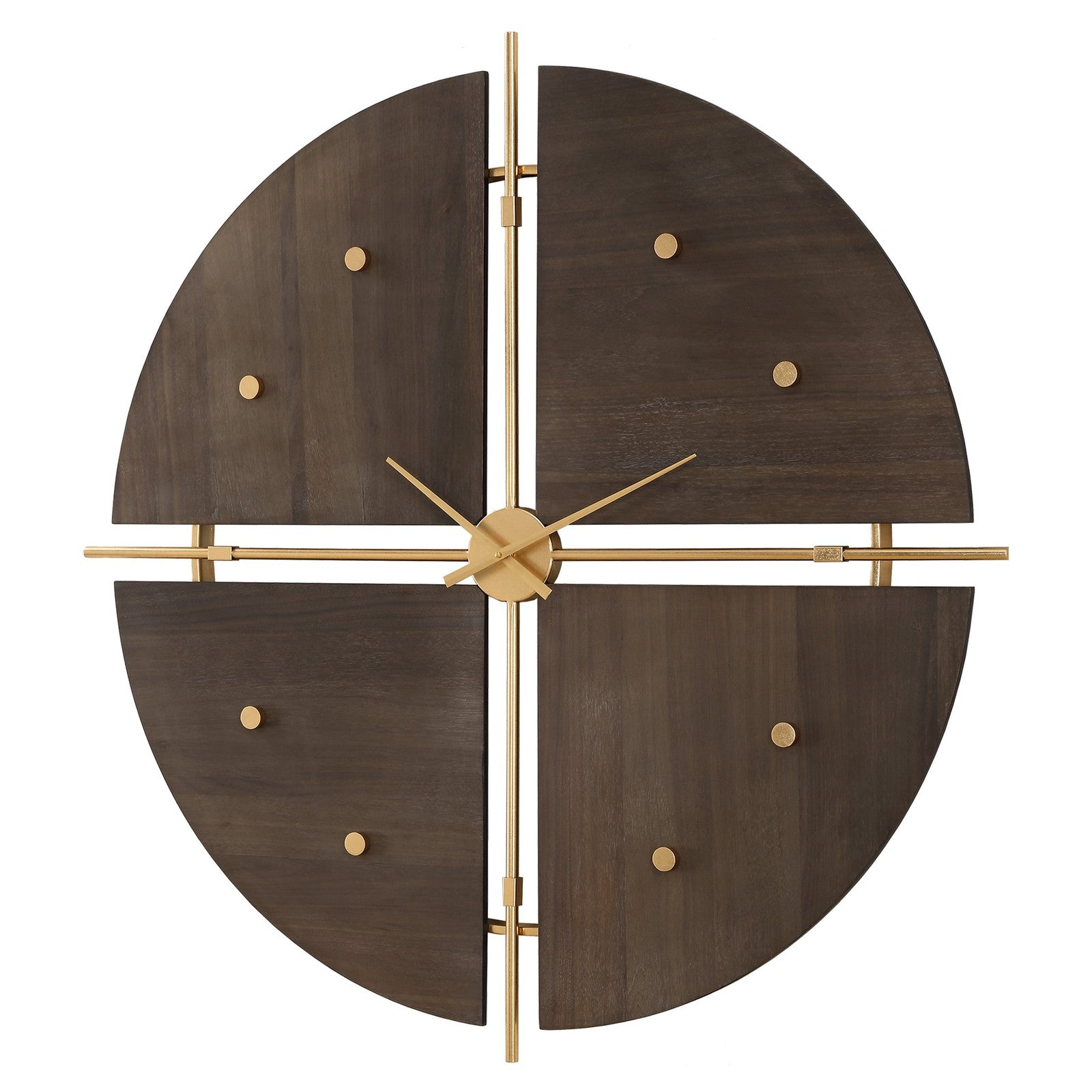 Uttermost Walnut Elegance Wall Clock – Grayson Living