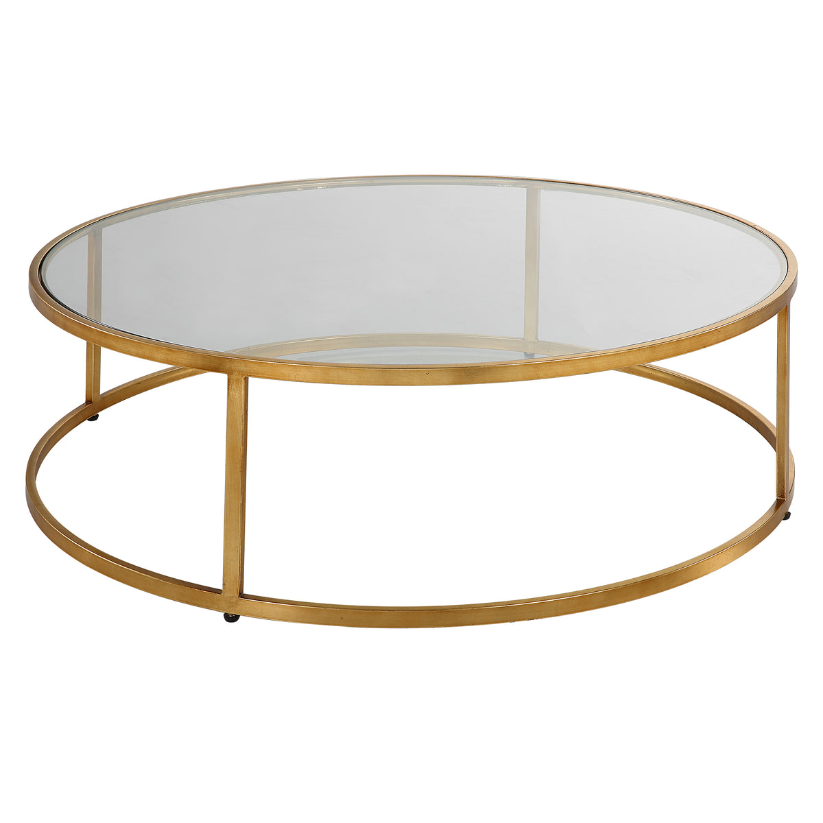 Uttermost Radius Modern Circular Coffee Table — Grayson Living
