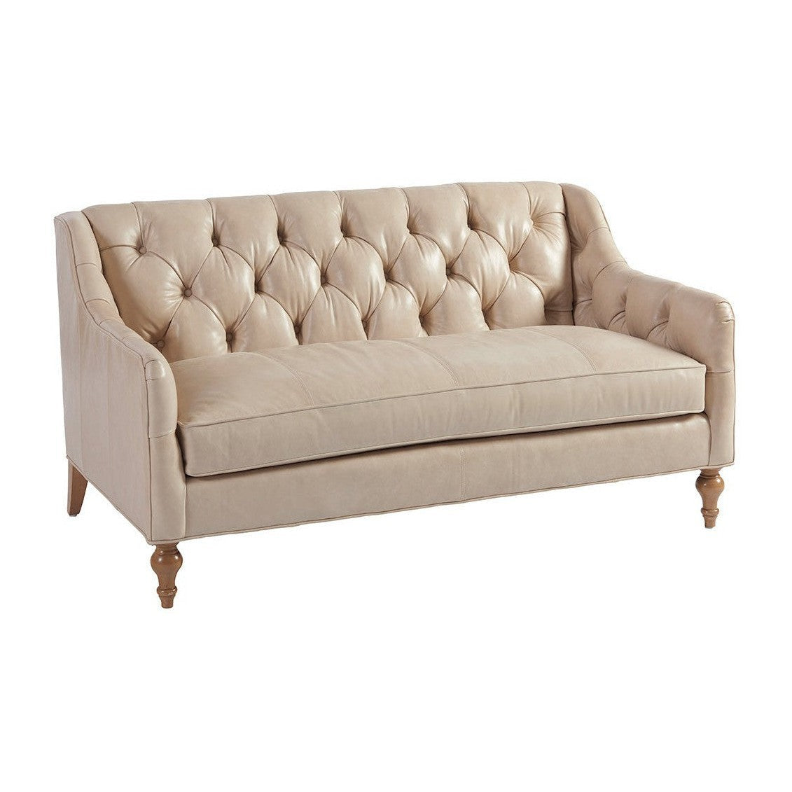 Barclay Butera Upholstery Hyland Park Leather Settee – Grayson Living