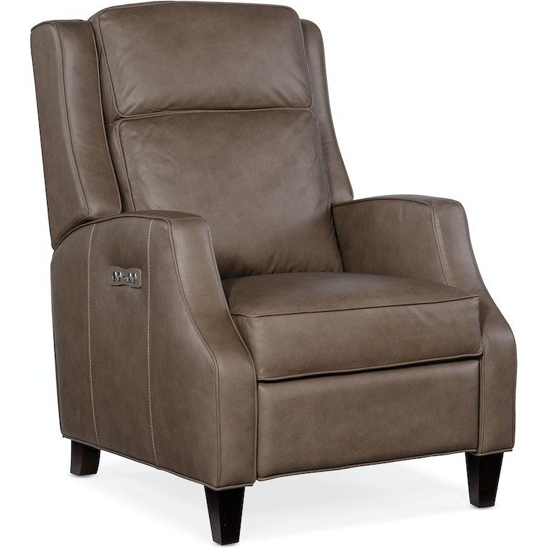 Hooker Furniture Tricia Power Recliner with Power Headrest - Grey ...