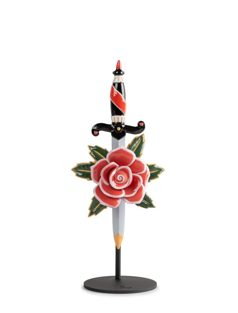 Lladro Dagger And Rose — Grayson Living
