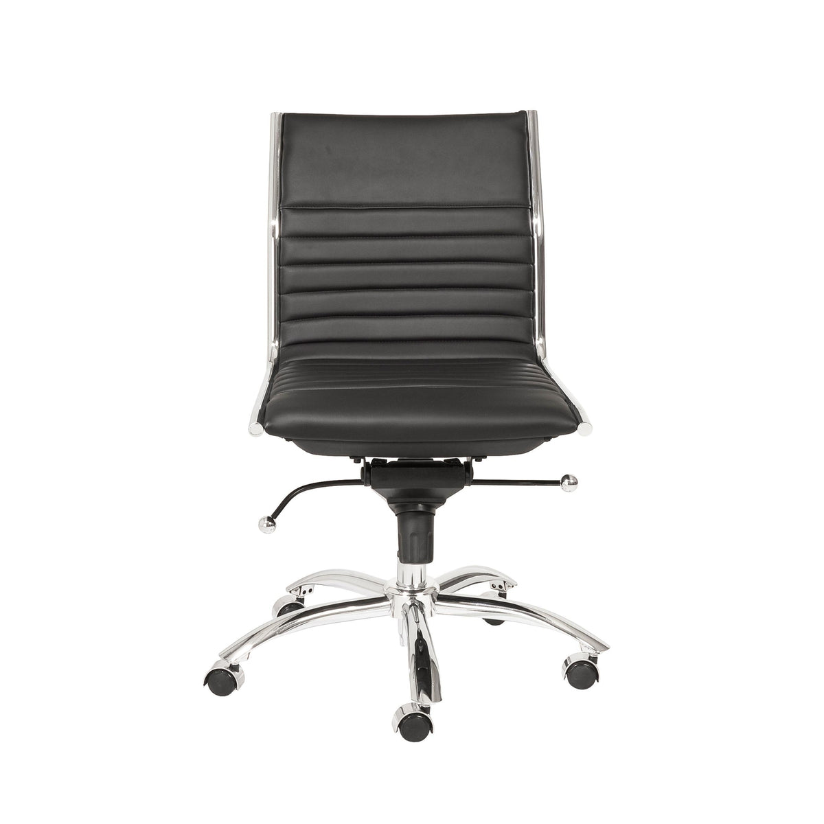 Euro Style Dirk Armless Low Back Office Chair — Grayson Living