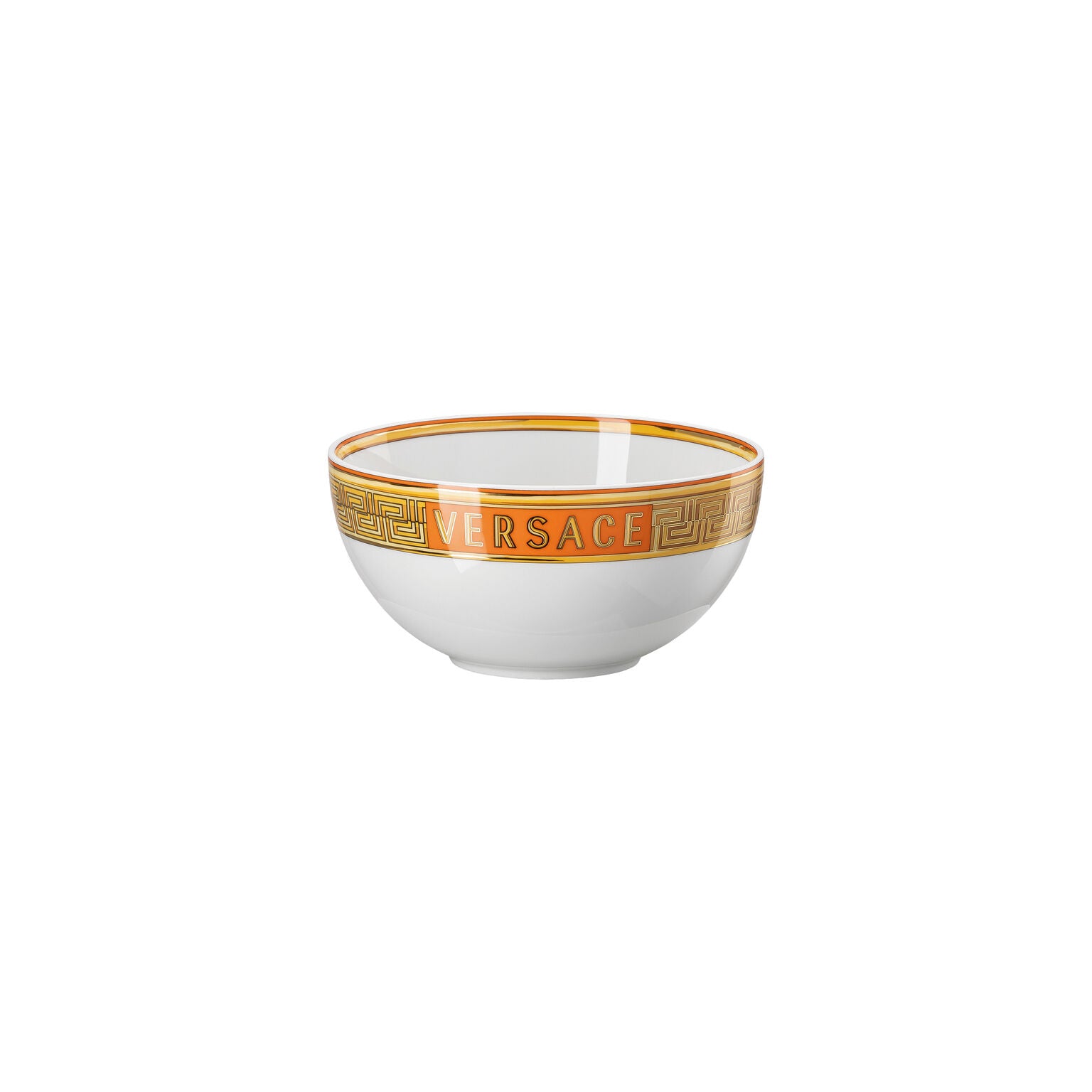 Versace Medusa Amplified Cereal Bowl - Orange Coin – Grayson Living