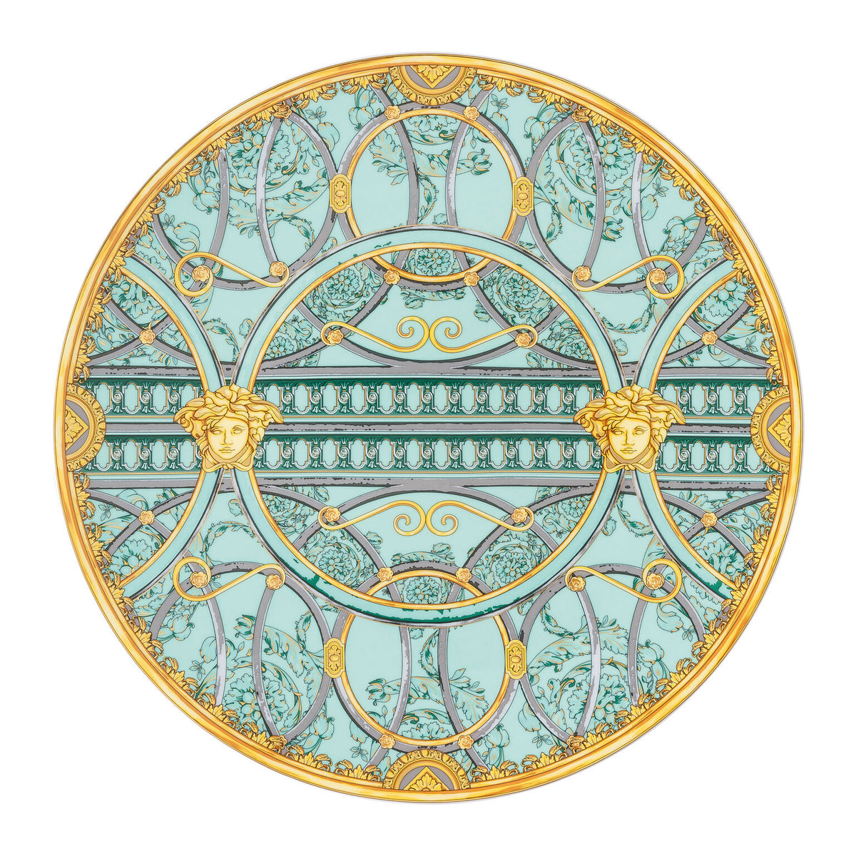Versace La Scala del Palazzo Verde Service Plate — Grayson Living