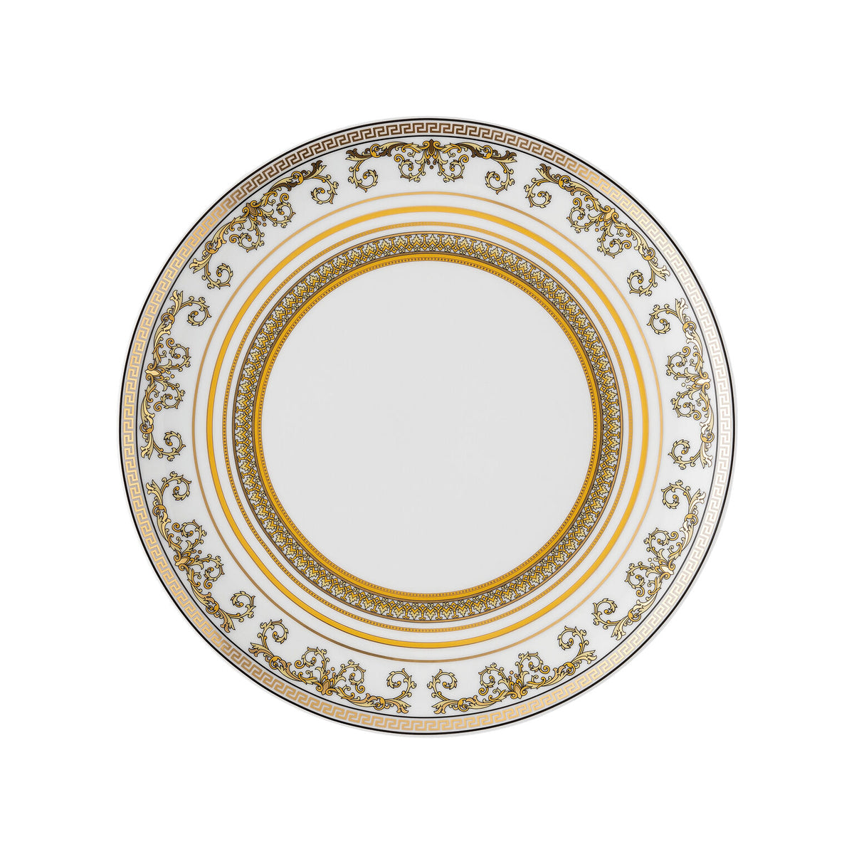 Versace Virtus Gala Dinner Plate - White — Grayson Living