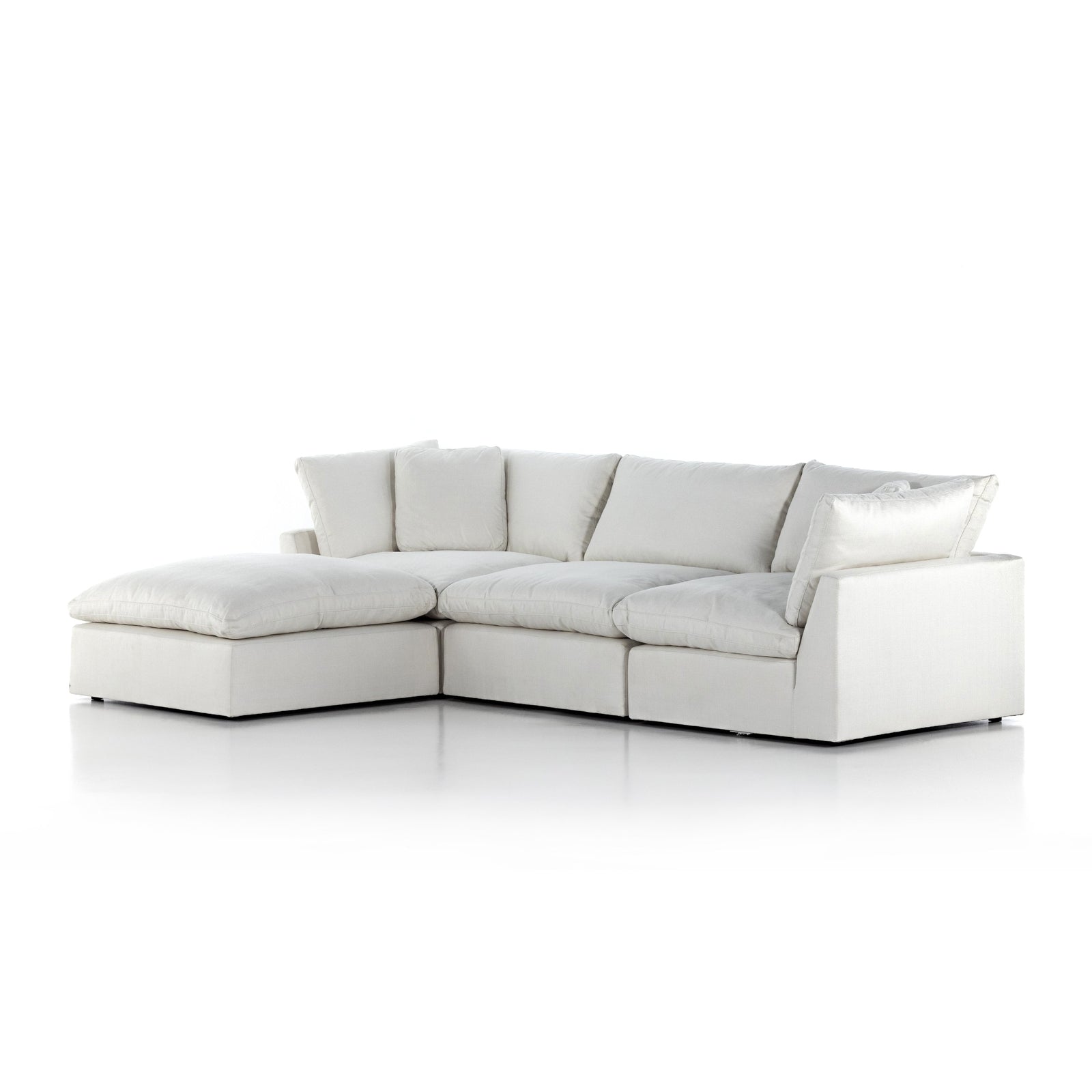 Four Hands Stevie 3 PC Sectional with Ottoman – Grayson Living
