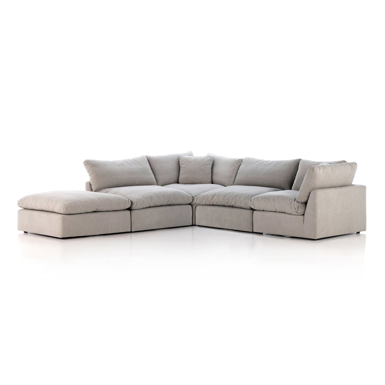 Four Hands Stevie 4 PC Sectional with Ottoman – Grayson Living