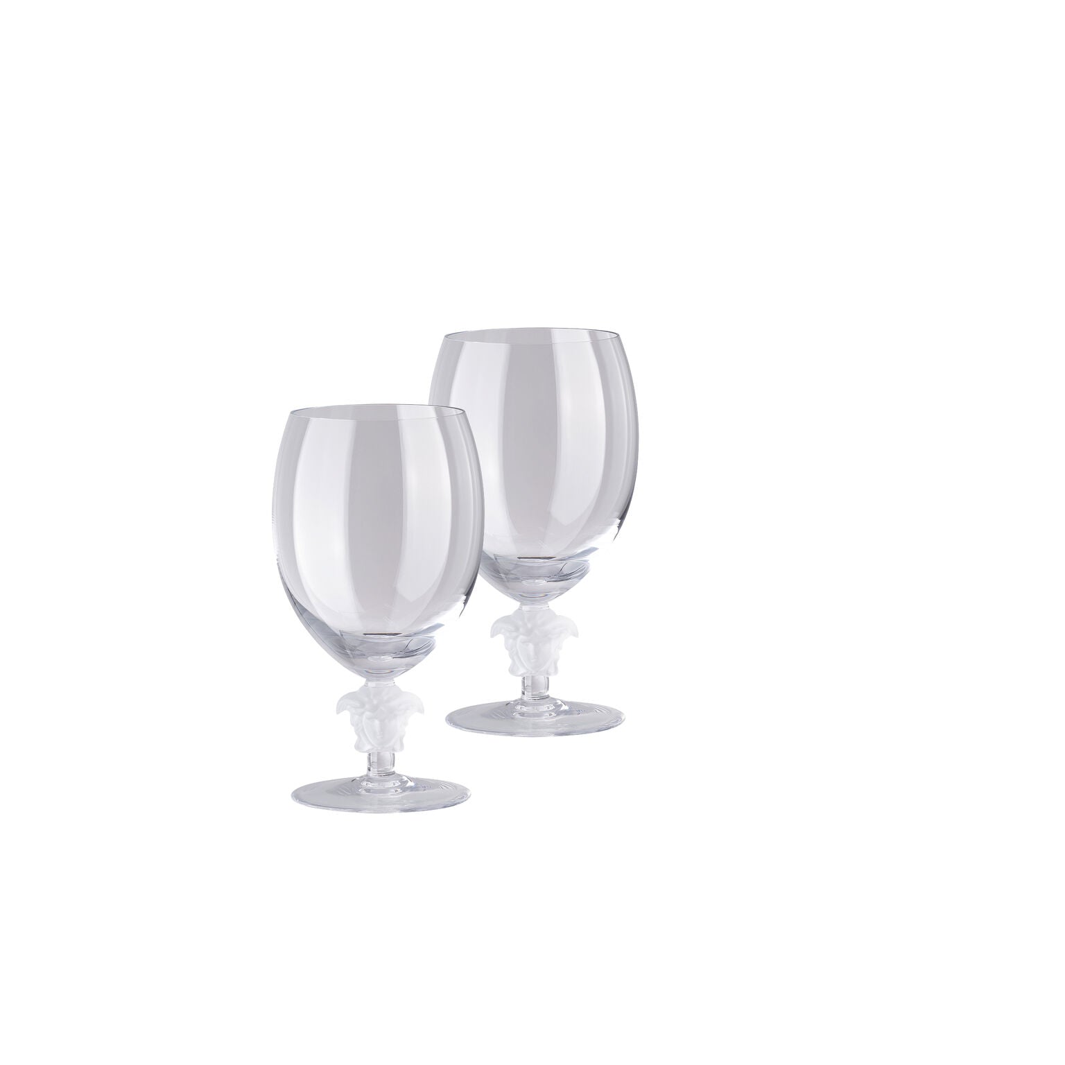 Versace Medusa Lumiere 2/Short Stem Red Wine Set of Two - Clear ...
