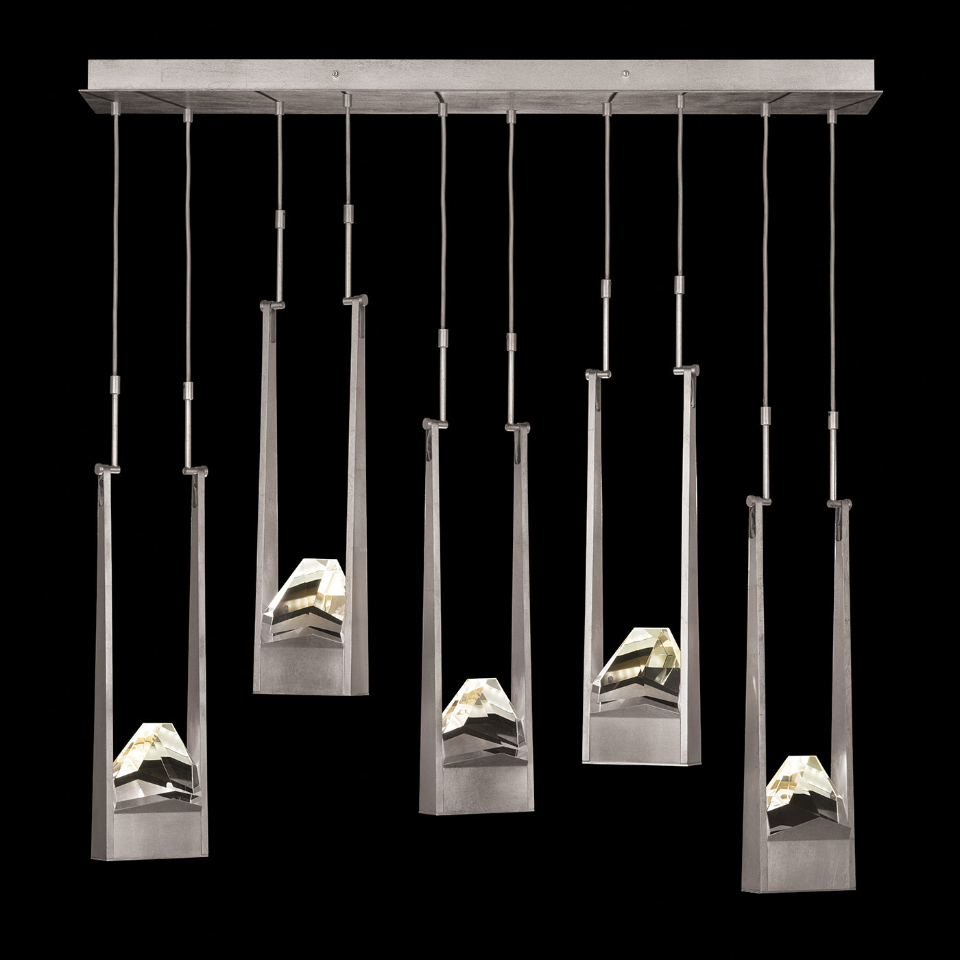 Fine Art Strata 50" Five Drop Linear Pendant – Grayson Living