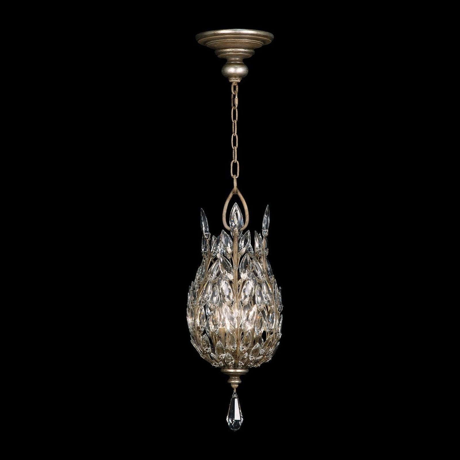 Fine Art Crystal Laurel 11" Round Pendant – Grayson Living