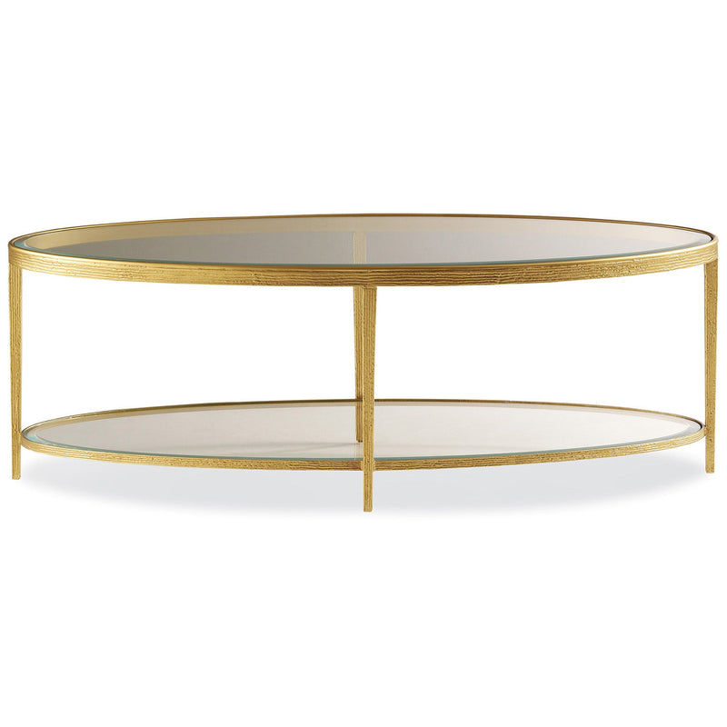Oval Cocktail Tables With Glass