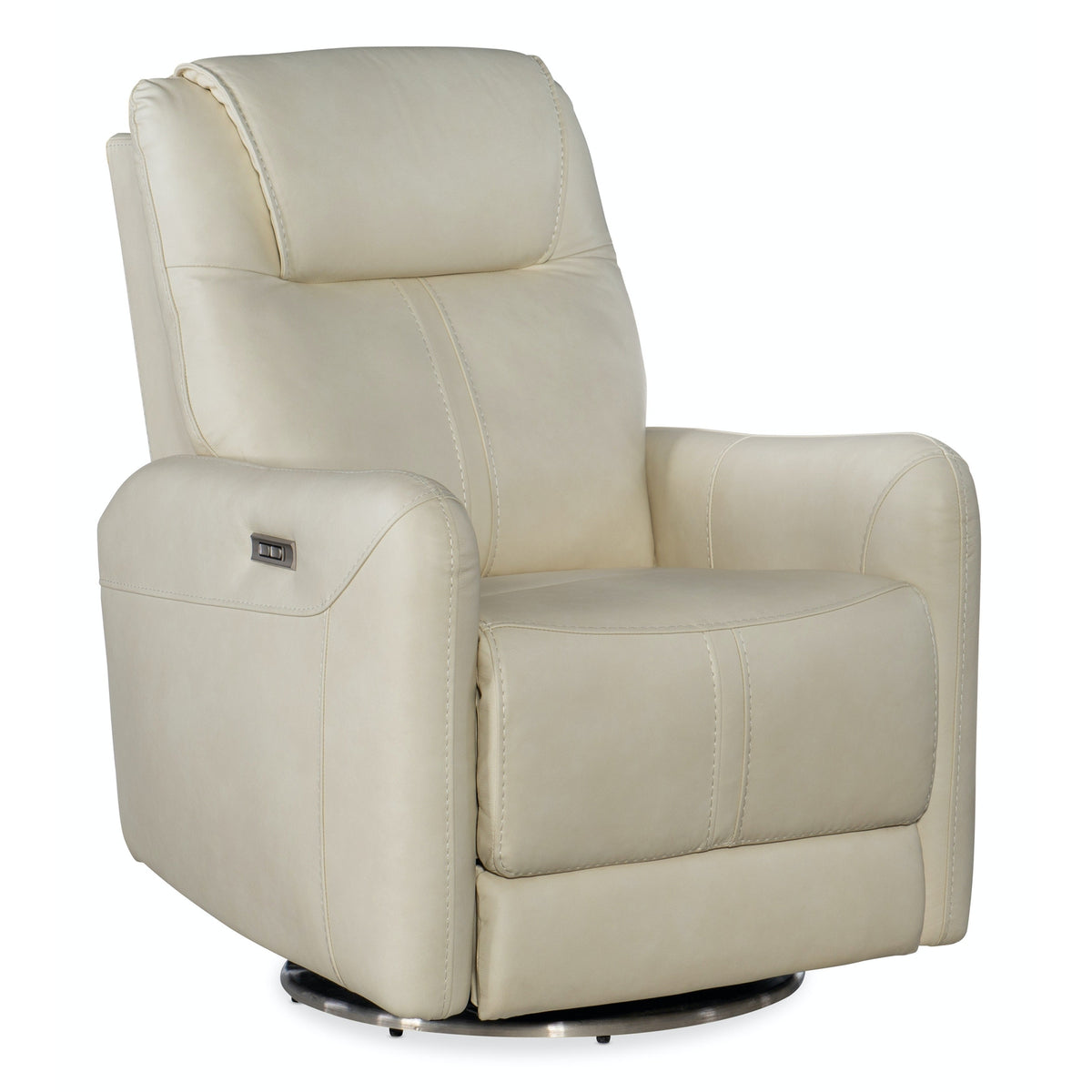 Hooker Furniture Steffen Swivel Power Recliner with Power Headrest ...