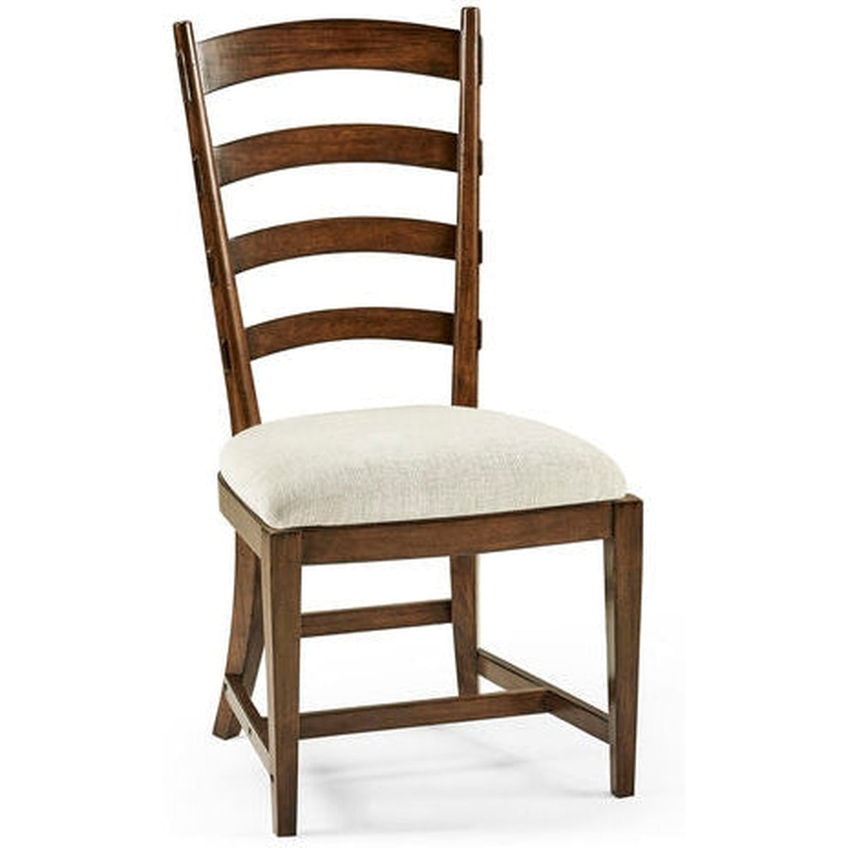 Jonathan Charles Walnut Ladderback Style Side Chair (494774-SC-WAL-F40 ...